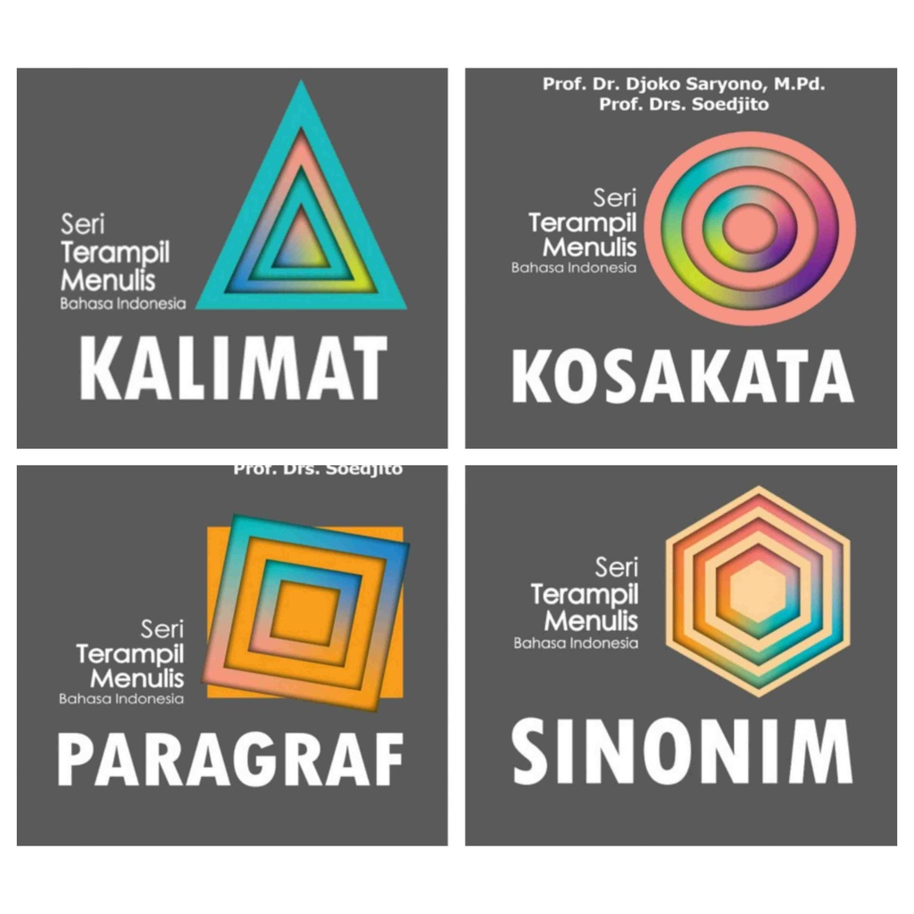 Jual Paket 4 Buku Seri Terampil Menulis Bahasa Indonesia - Djoko S - BA | Shopee Indonesia