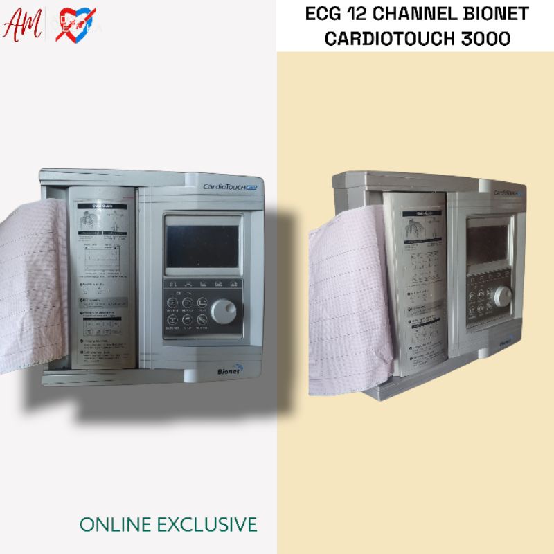 Jual ECG 12 CHANNEL BIONET CARDIOTOUCH 3000 (SECOND) | Shopee Indonesia