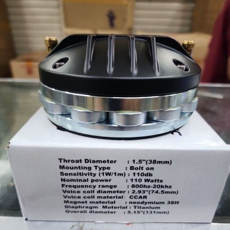 Jual Turbosonic Driver Tweeter neodium 3 inch N7543 / SDN7543 ...