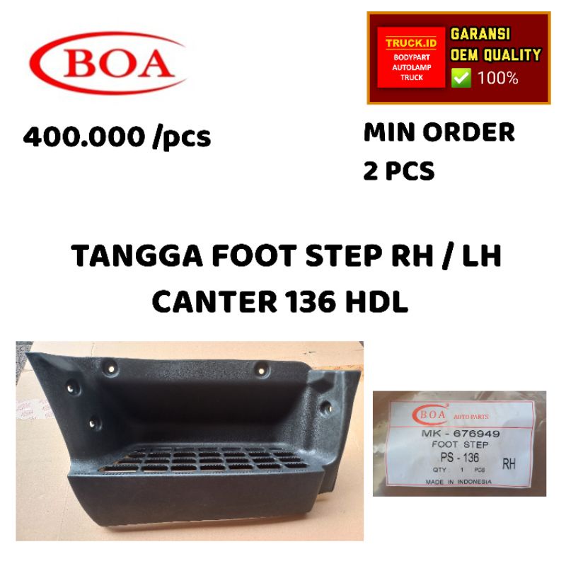 Jual INJAKAN TANGGA FOOT STEP CANTER 136 HDL RH atau LH *kabin lebar ...