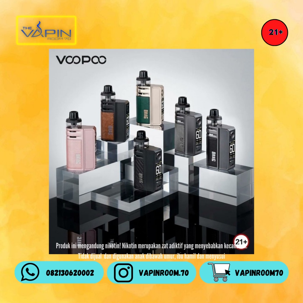 Jual DRAG E60 Pod System AUTHENTIC | Shopee Indonesia