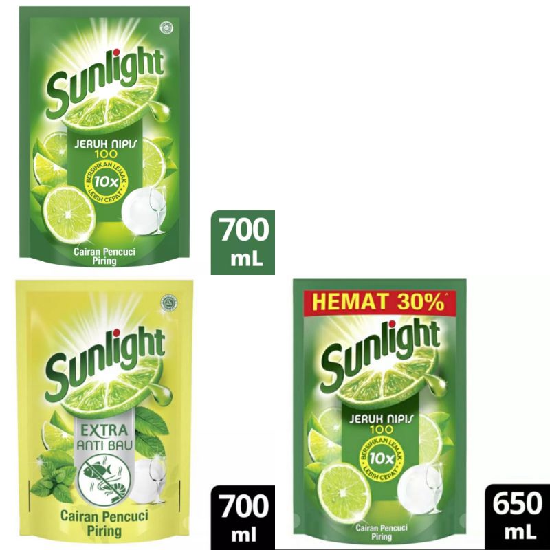 Jual SUNLIGHT Refill kemasan 650ml/700ml | Shopee Indonesia