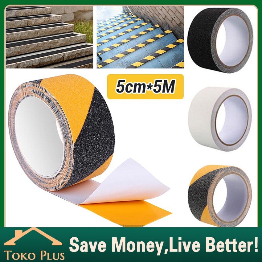 Jual 5M Lakban Anti Slip Tape Lakban Lantai Anti Slip Licin / Safety Walk Tape / Lakban Lantai ...
