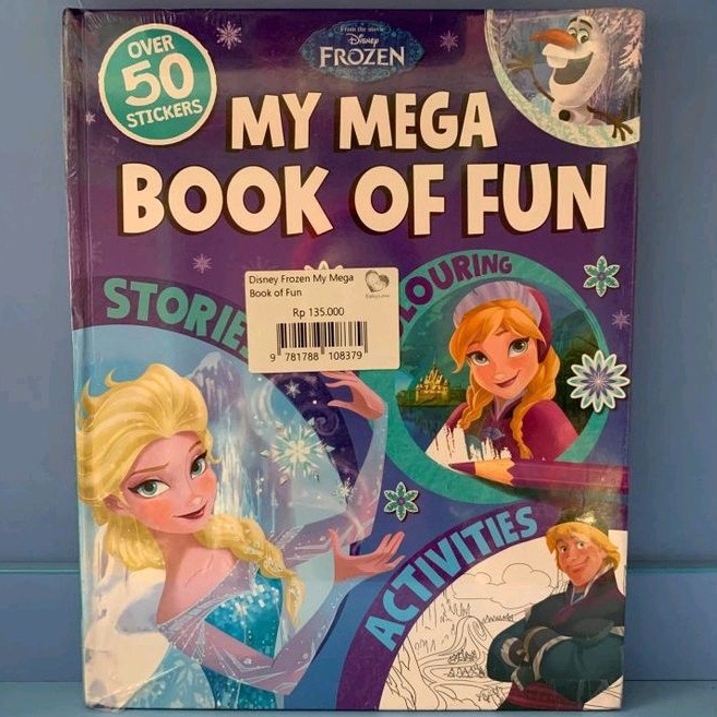 Jual BBW Disney Frozen My Mega Book of Fun Buku Edukasi Anak English ...