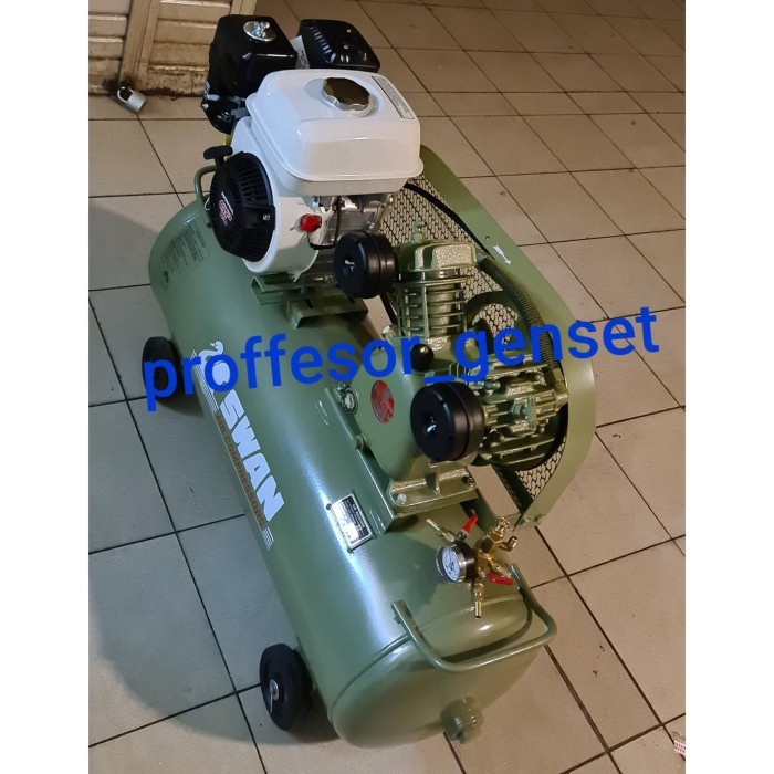 Jual Kompresor angin swan 2 hp ( pk ) 2hp honda GX200 komplit SVU 202 ...