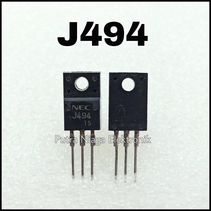 Jual NEC J494 Power Mosfet P-Channel 2SJ494 TO-220 20A 60V putr4n14 Segera Dapatkan | Shopee ...