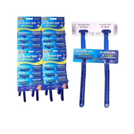 Jual ALAT CUKUR Kumis dan Jenggot 2 Mata Pisau gillette blue two puls ...