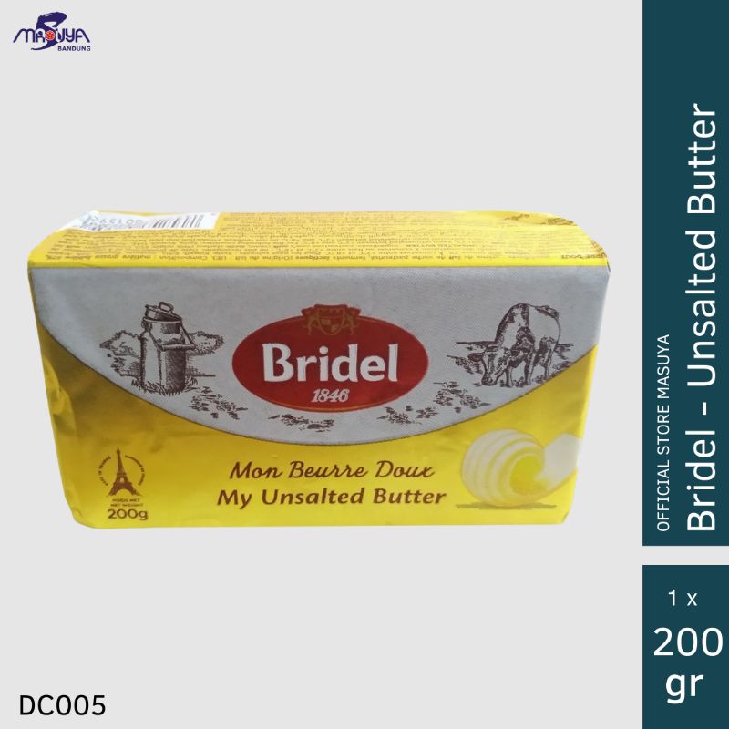 Jual Bridel Unsalted Butter 200gr | Shopee Indonesia