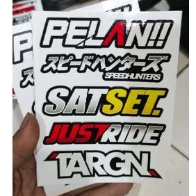 Jual stiker racing pack isi 5pcs stiker motor | Shopee Indonesia