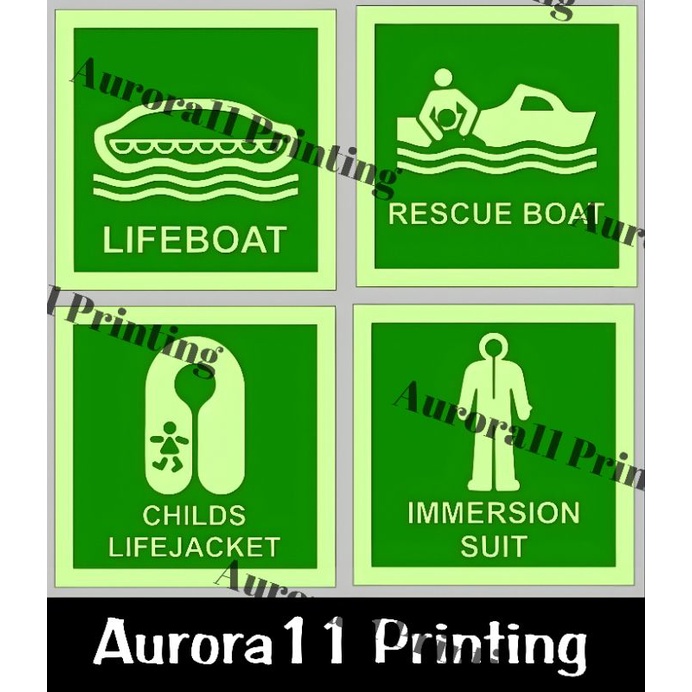 Jual Custom Sticker IMPA/IMO SIGN (Glow in the dark) | Shopee Indonesia
