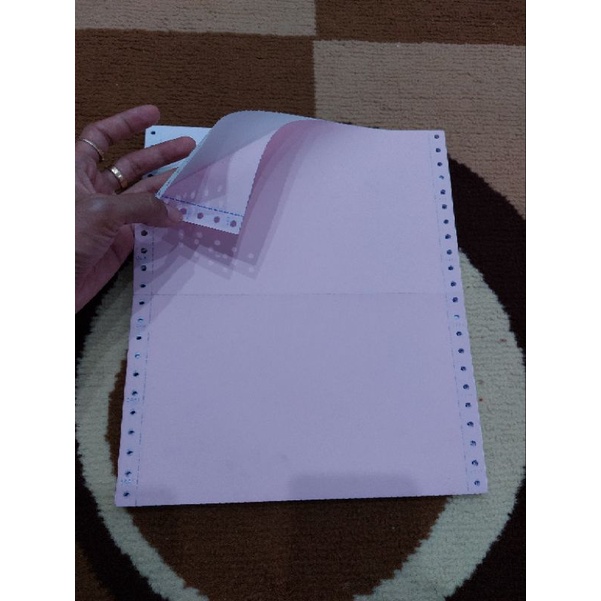 Jual Kertas Continuous Form 2 PLY PRS 50 set/100 lembar | Shopee Indonesia