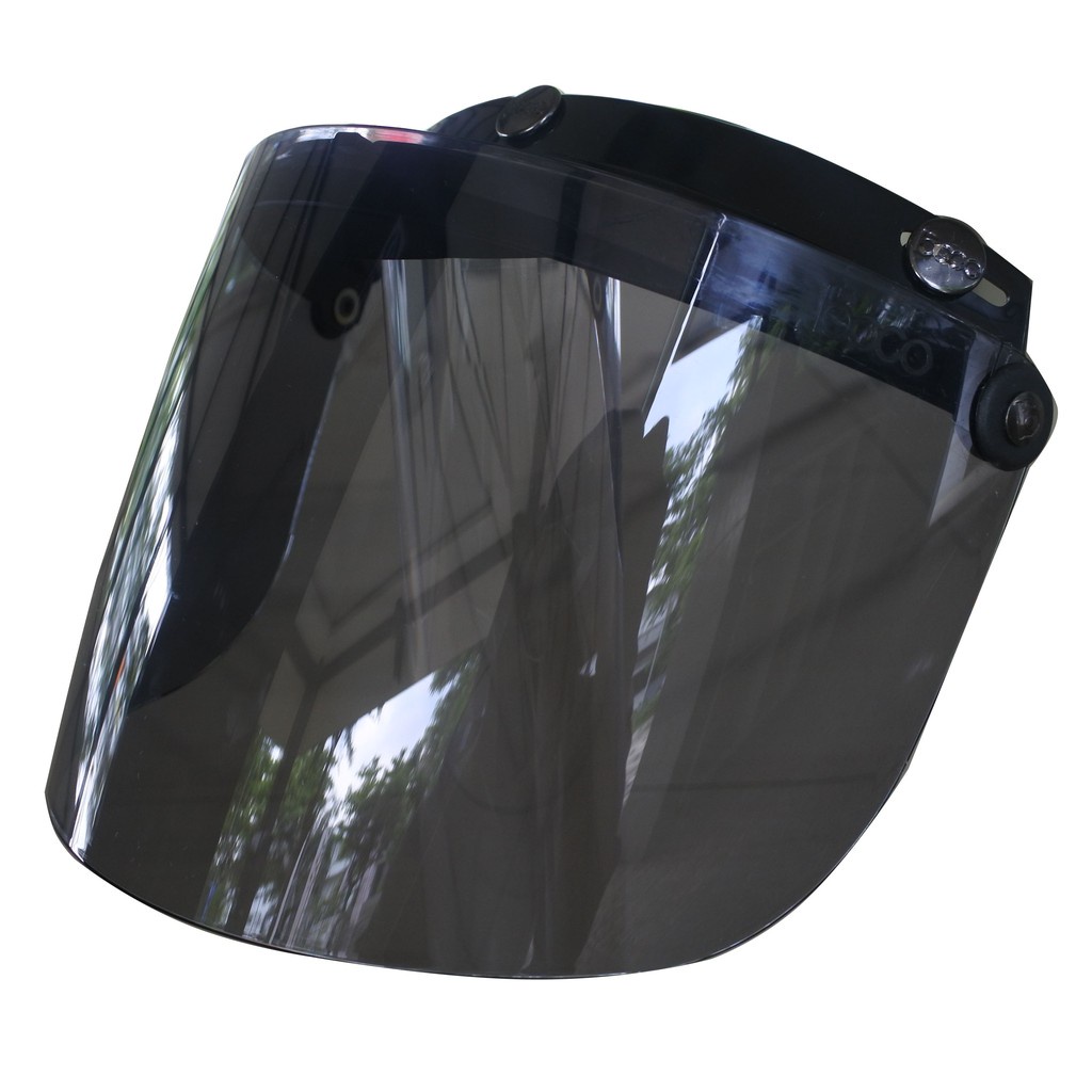 Jual Visor Bogo Flat Smoke Kaca Helm | Shopee Indonesia
