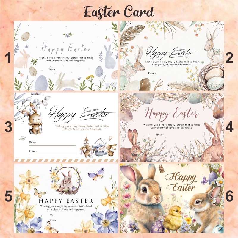 Jual KARTU UCAPAN PASKAH HAPPY EASTER GREETING CARD 01 | Shopee Indonesia