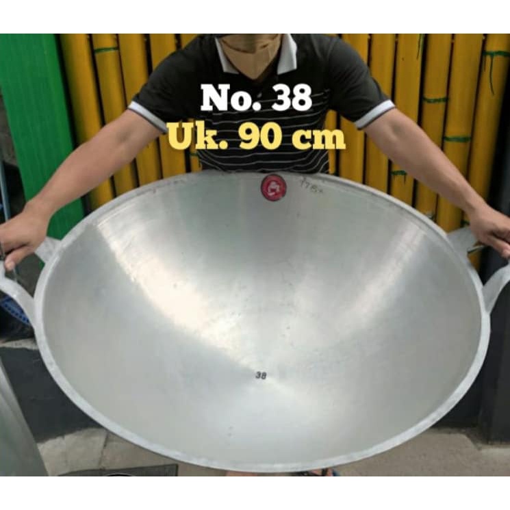 Jual Wajan kuali Katel termurah penggorengan jumbo besar alumunium ...