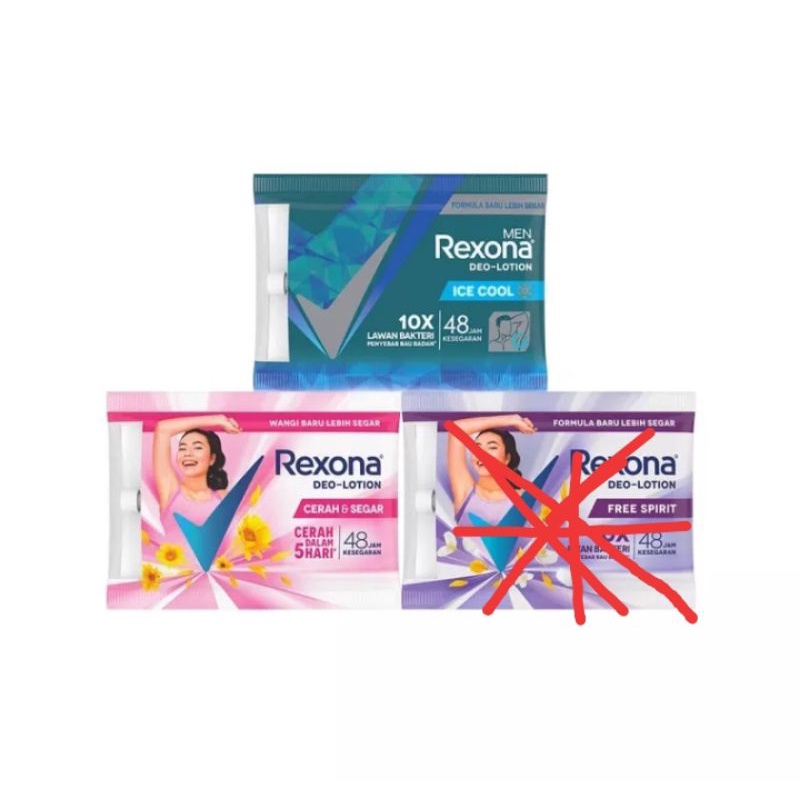 Jual Rexona deodorant cream sachet renceng | Shopee Indonesia