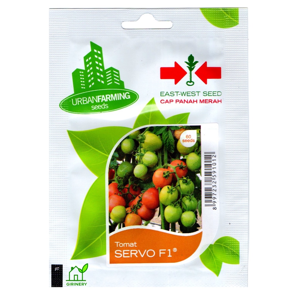 Jual Benih Tomat SERVO F1 - East West Seed Cap Panah Merah - Kemasan ...