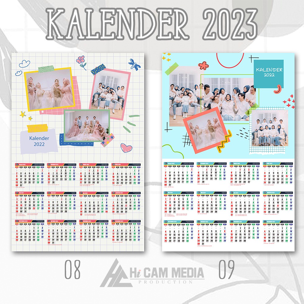 Jual Kalender 2024 costum / kalender custom / kalender foto sendiri ...