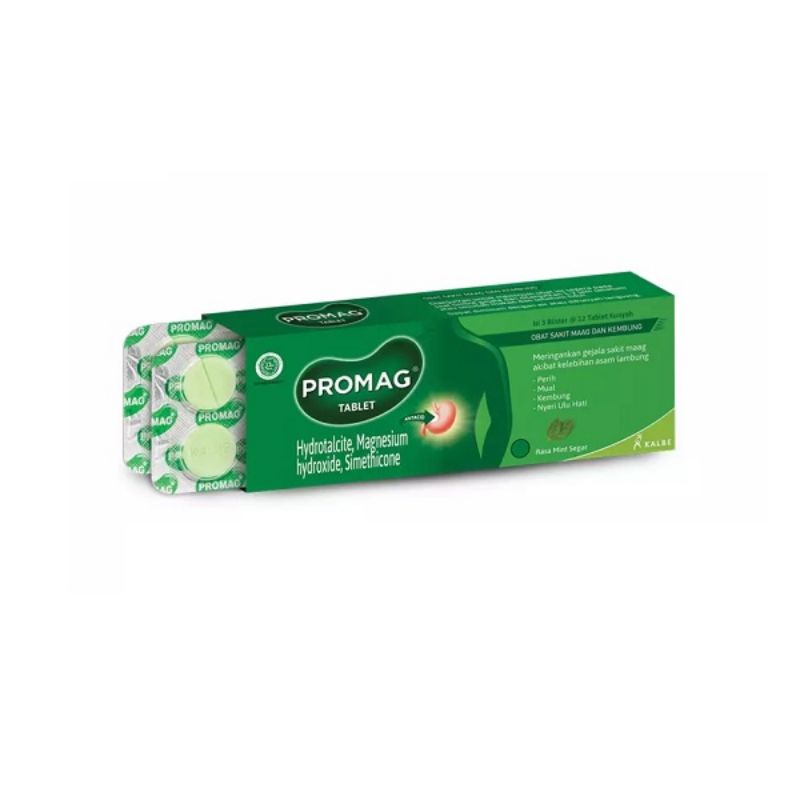 Jual Promag 1 kotak isi 3 papan obat sakit maag dan kembung | Shopee ...