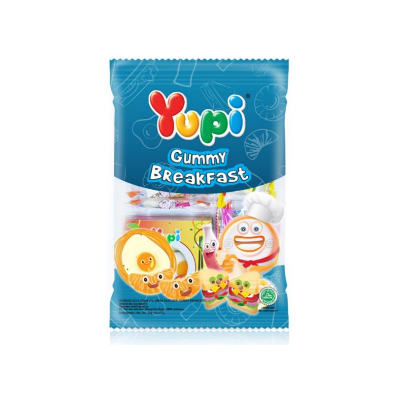 Jual Yupi Gummy Candies Breakfast 95gr / Permen Jelly | Shopee Indonesia