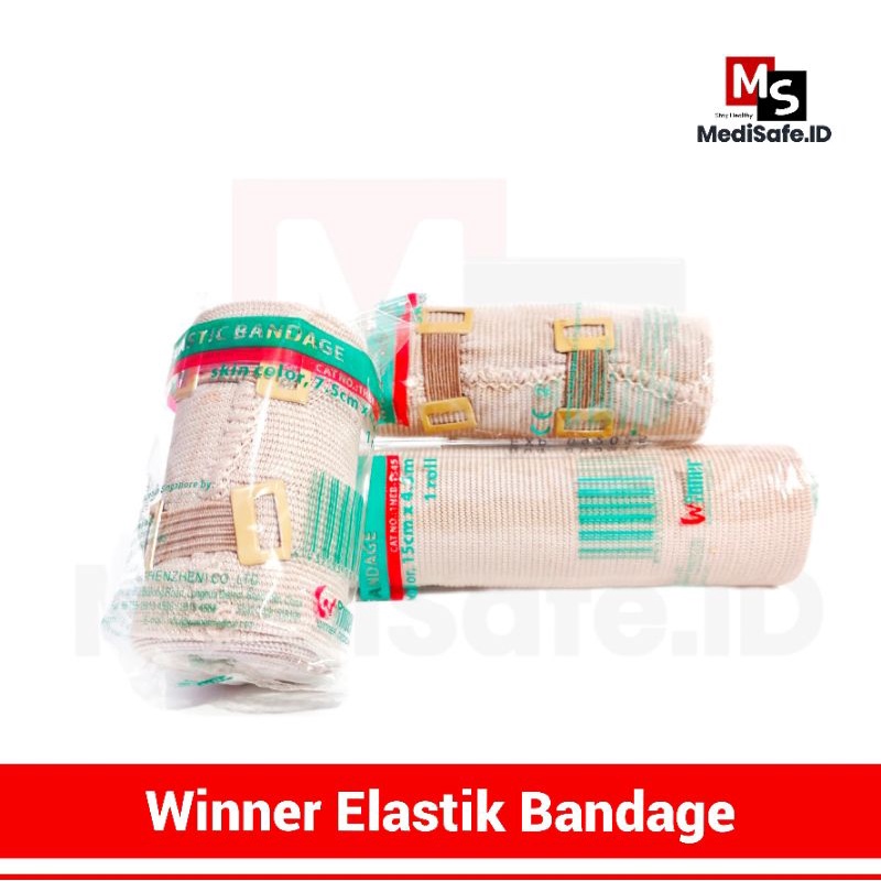 Jual Winner Elastic Bandage Perban Cokelat Verban Elastis / Satuan ...