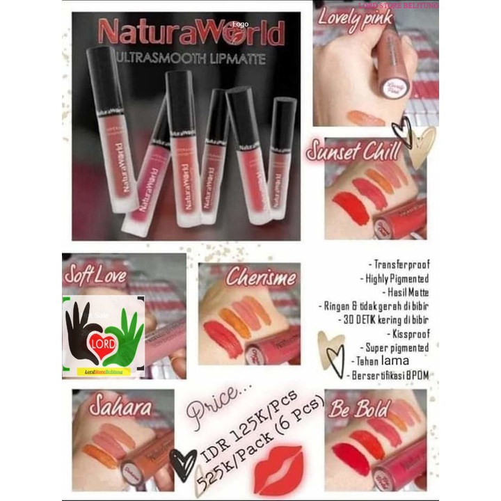 Jual ULTRASMOOTH LIPMATE (NATURA WORLD) | Shopee Indonesia