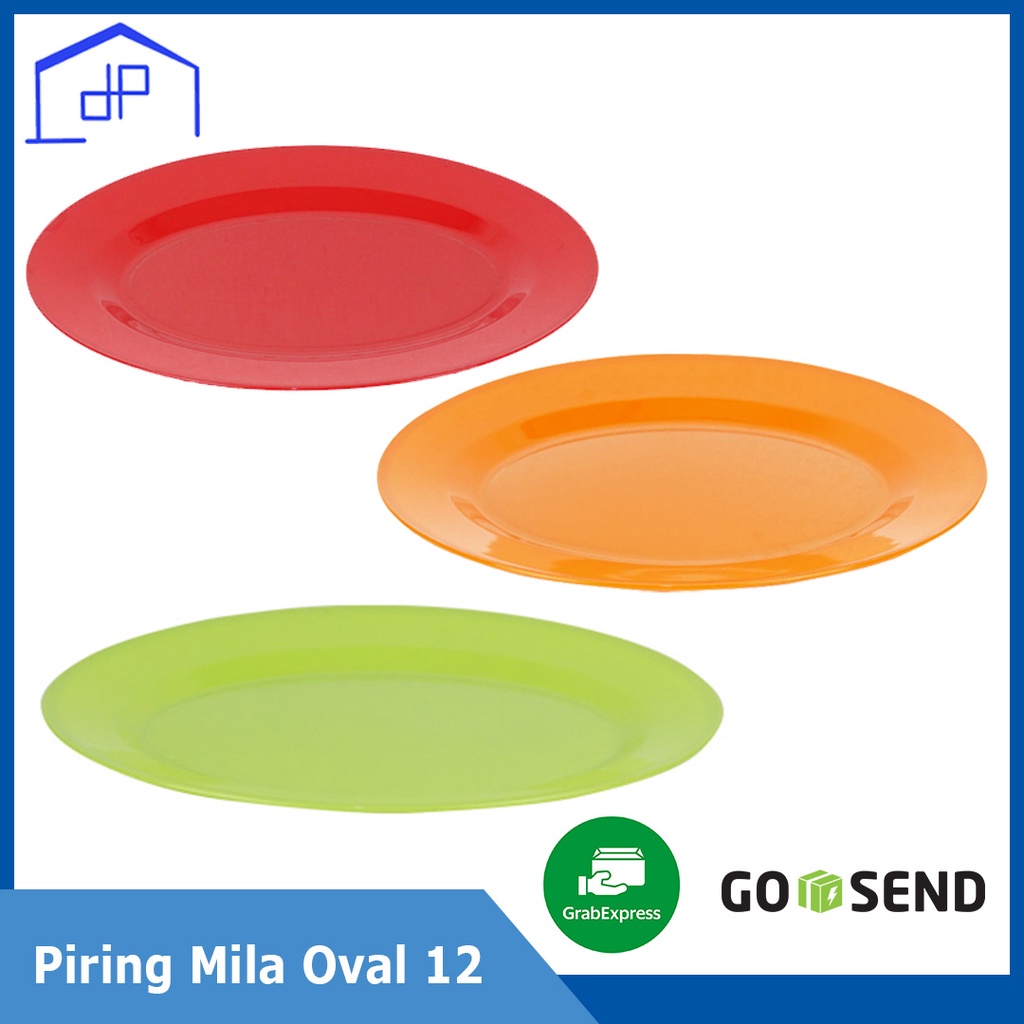 Jual Piring Mila Oval 12 / Piring Saji / Piring Seafood / Piring Gurami ...