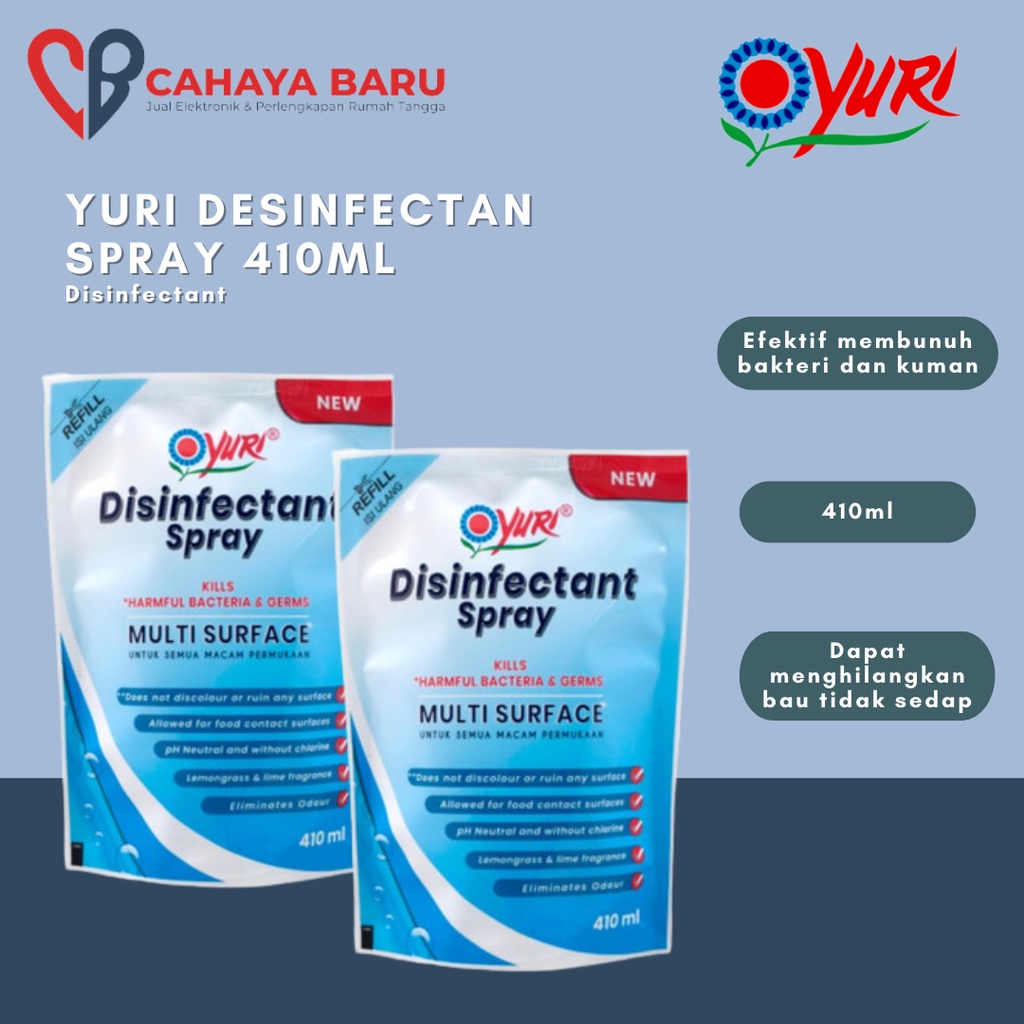 Jual YURI DESINFECTAN SPRAY 410ML | Shopee Indonesia