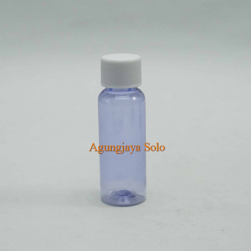 Jual Botol 20 ml Pet Br Ungu Trans Tutup Ulir Neck 18 / Botol Pet BR / Botol Kosmetik BR PET ...