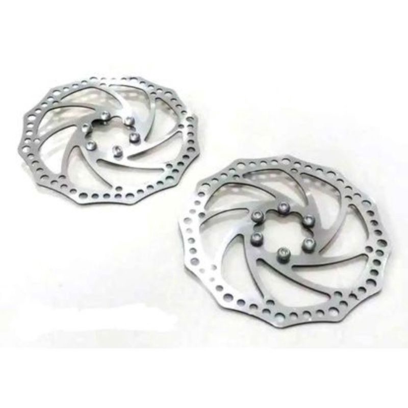 Jual Piringan / rotor rem cakram sepeda (per-2 pcs) | Shopee Indonesia