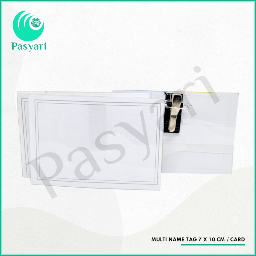 Jual Multi Name Tag 7 x 10 cm / card | Shopee Indonesia