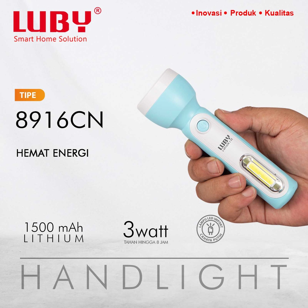 Jual Senter Luby tipe L-8916CN | Shopee Indonesia