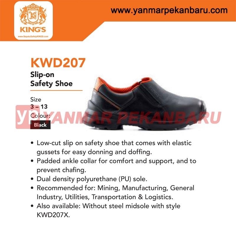 Jual Sepatu Safety / Safety Boot KWD 207 X KINGS | Shopee Indonesia