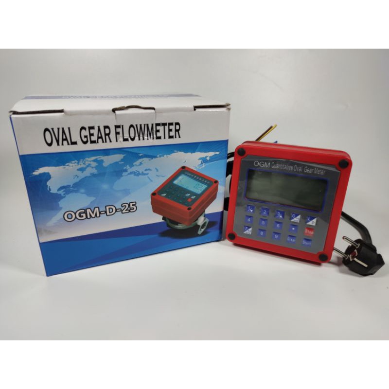 Jual Flowmeter Digital Flow Meter Flo Meter Digital OGM Oval Gear Flowmeter OGM D 25 | Shopee ...
