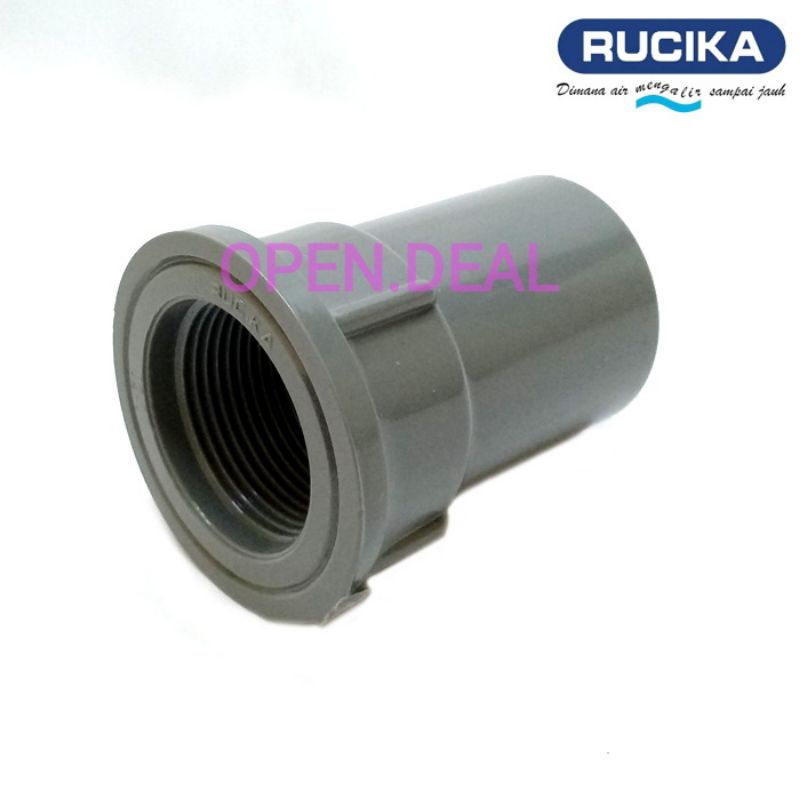 Jual SDD Aw 1 1/4" in RUCIKA / Sok Drat Dalam 1 1/4 in Pvc / Faucet Socket AW | Shopee Indonesia