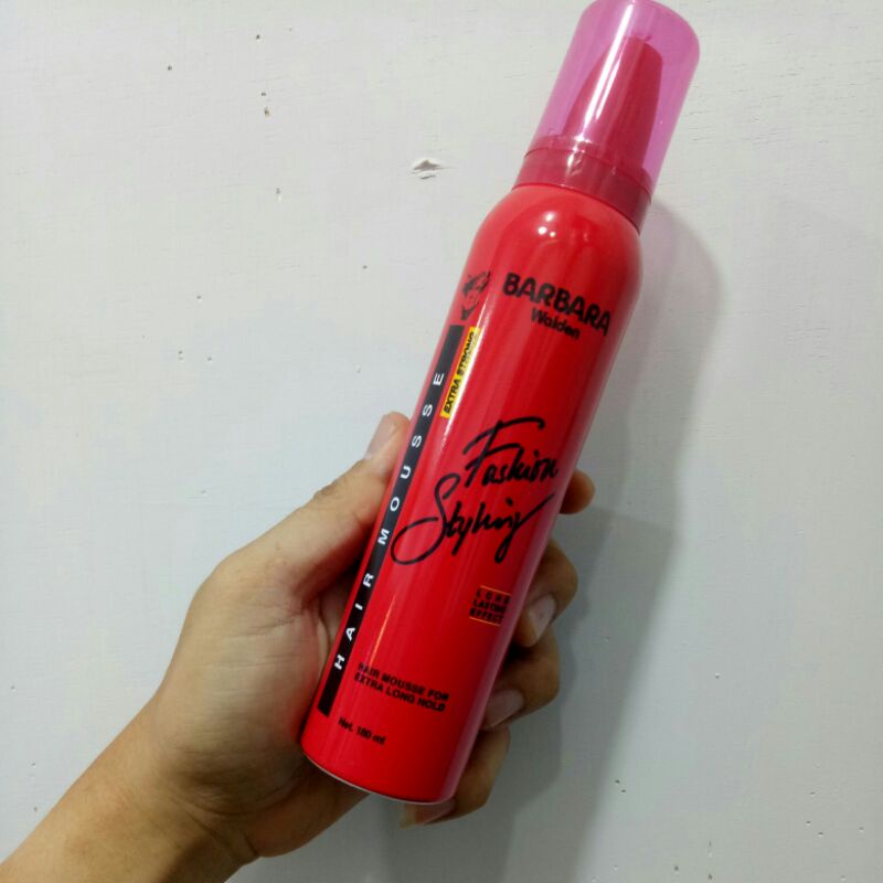 Jual Barbara Hair Mousse / Foam rambut / Barbara foam 180ml | Shopee ...