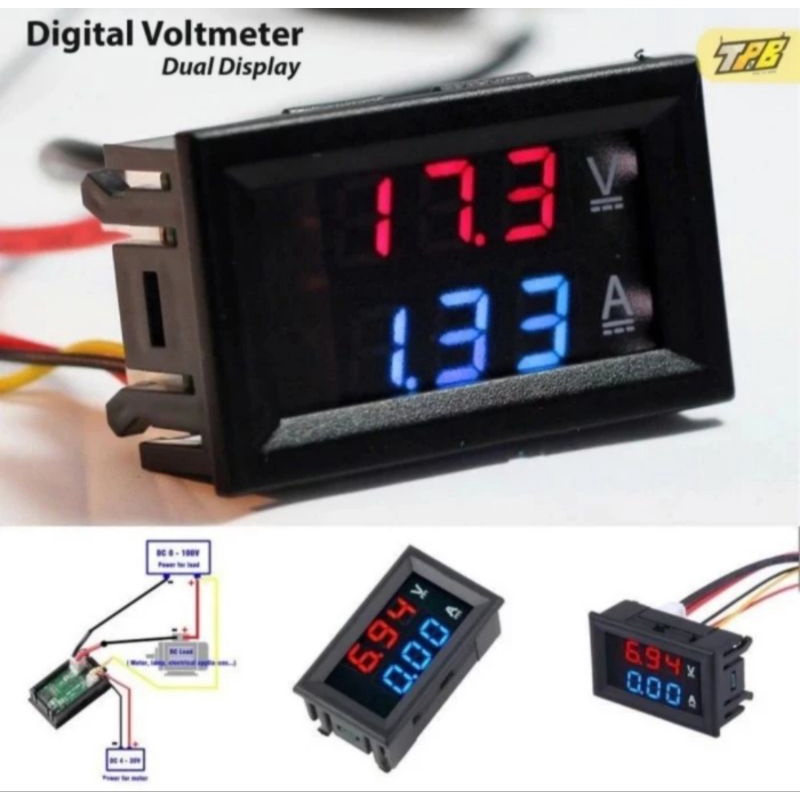 Jual voltmeter DC amper voltmeter | Shopee Indonesia