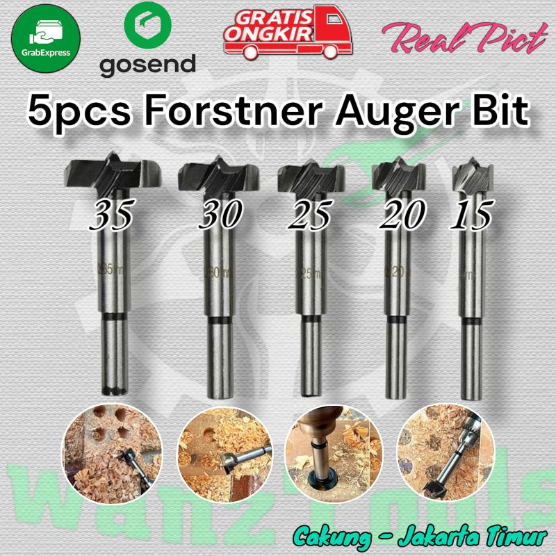 Jual BestTools - 5pcs Fortsner Bit set - Mata Bor Engsel Sendok Kunci ...