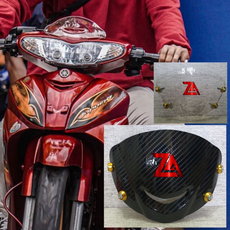 Jual VISOR CARBON JUPITER Z LAMA 2001 SAMPAI 2005 | Shopee Indonesia