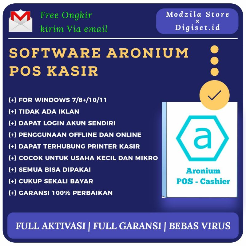 Jual Software Poin Of sale Kasir Aronium Cashier For Windows PC ...