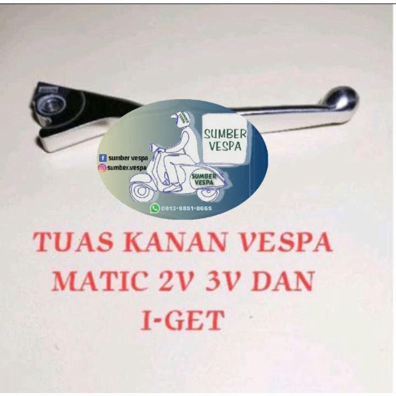 Jual HANDLE REM KANAN VESPA MATIC (ORIGINAL PIAGGIO) | Shopee Indonesia