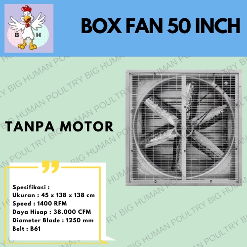 Jual BOX FAN 50 INCH UNTUK PERTERNAKAN KANDANG AYAM | Shopee Indonesia