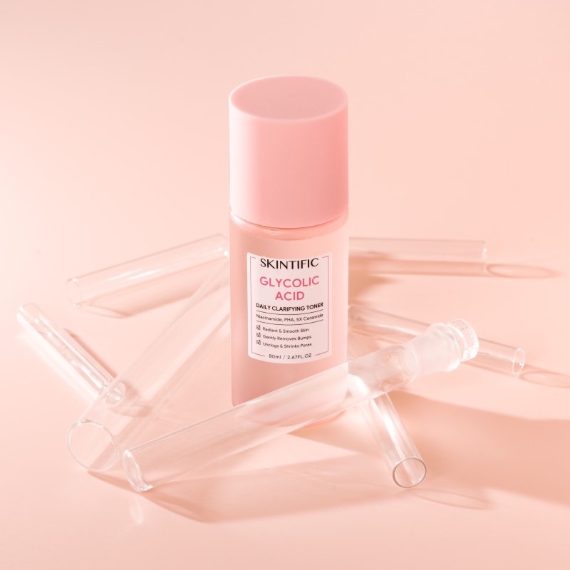 Jual SKINTIFIC Glycolic Acid Daily Clarifying Toner 80ml | Shopee Indonesia