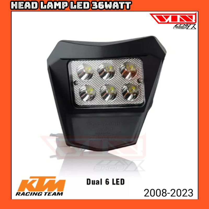 Jual Head Lamp KTM Led Import 36waat Sertifikasi E9 Eropa 2008-2023 ...