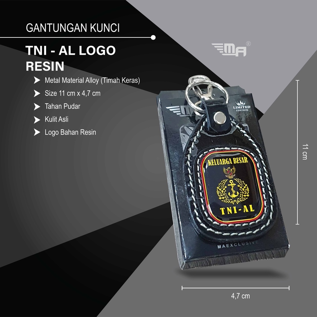 Jual Gantungan Kunci TNI - AL Logo Resin | Shopee Indonesia