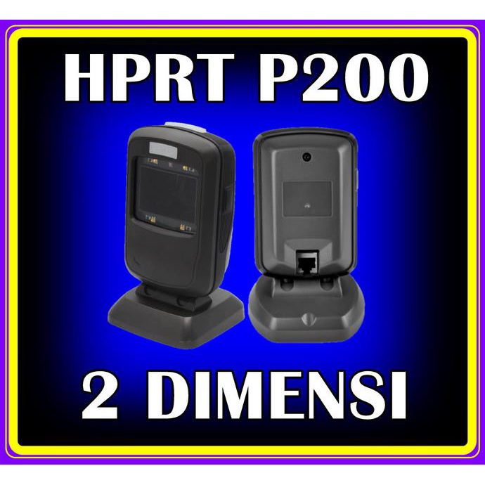 Jual SCANNER BARCODE HPRT P200 / P-200 IMAGER 1D & 2D SCAN QR CODE ...