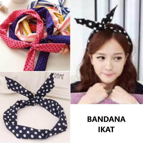 Jual Bando Kawat - Bandana Bunny Canvas Kawat Bando Chibi Aksesoris ...