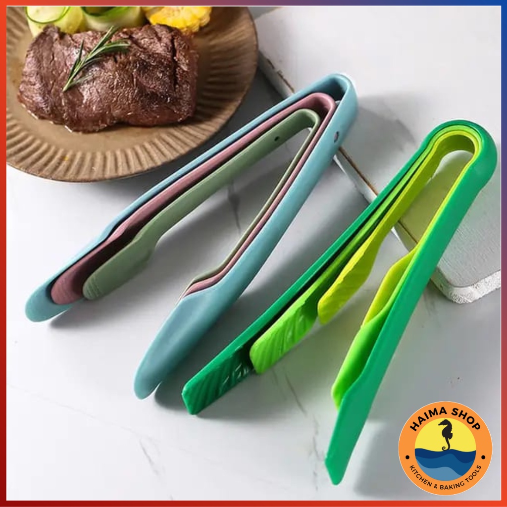 Jual Set 3 in 1 Penjepit Jepitan Capitan Capit Kue Roti Makanan Plastik ...