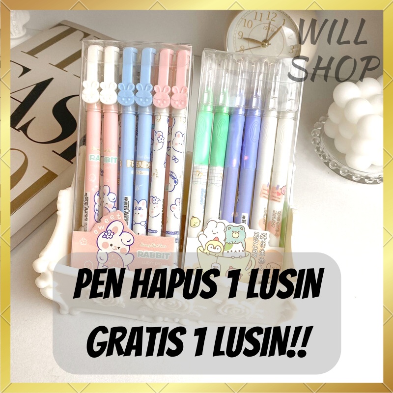 Jual BUY 1 GET 1 FREE SELUSIN PEN HAPUS ODEMEI ERASABLE PULPEN VIRAL ...
