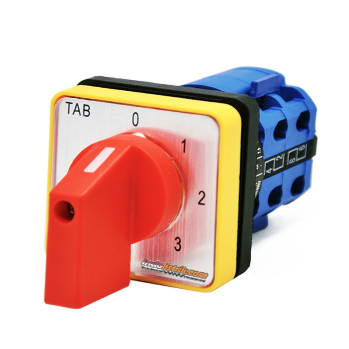 Jual Selector Switch 0-1-2-3 1Pole 4pose Rotary Switch SA-16-4-1 TAB ...