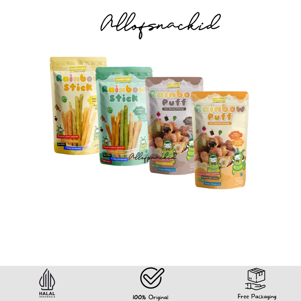 Jual Sunkrisps - Rainbow Stick - Sus Kering Stik - 50gr - (usia +9 ...